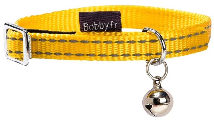 Bobby Safe Nylonhalsband Gul - Kattkompaniet.nu