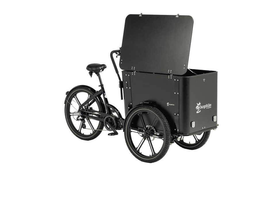 Cargobike Delight Box ladcykel el – Beskyttet og kraftfuld ladcykel ...