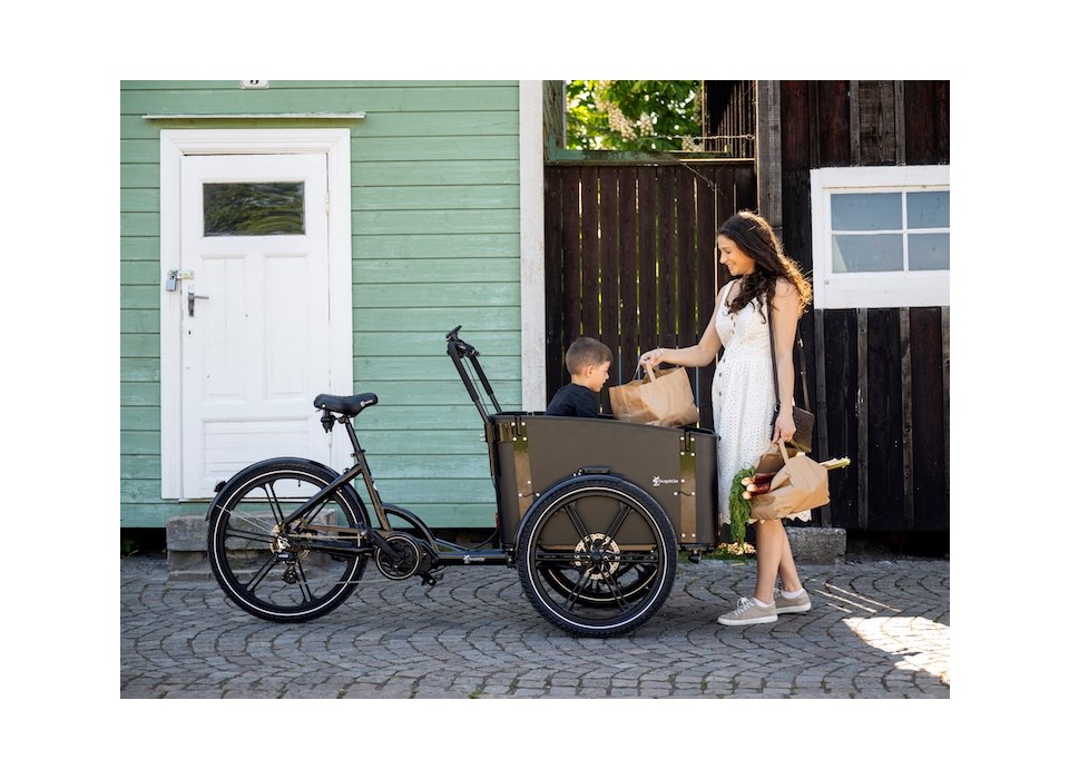 Cargobike Delight lådcykel el – Kraftfull och smidig lådcykel ...