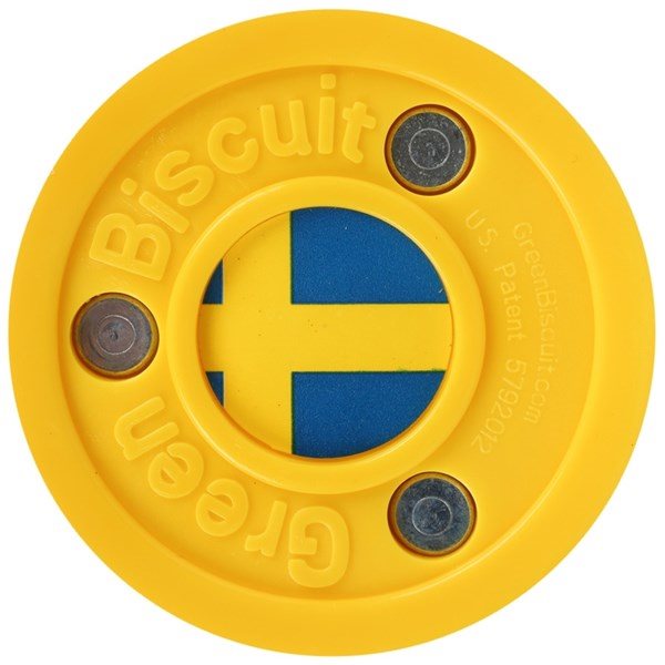 Green Biscuit Puck Landslag Edition - Sverige - Hockey Store