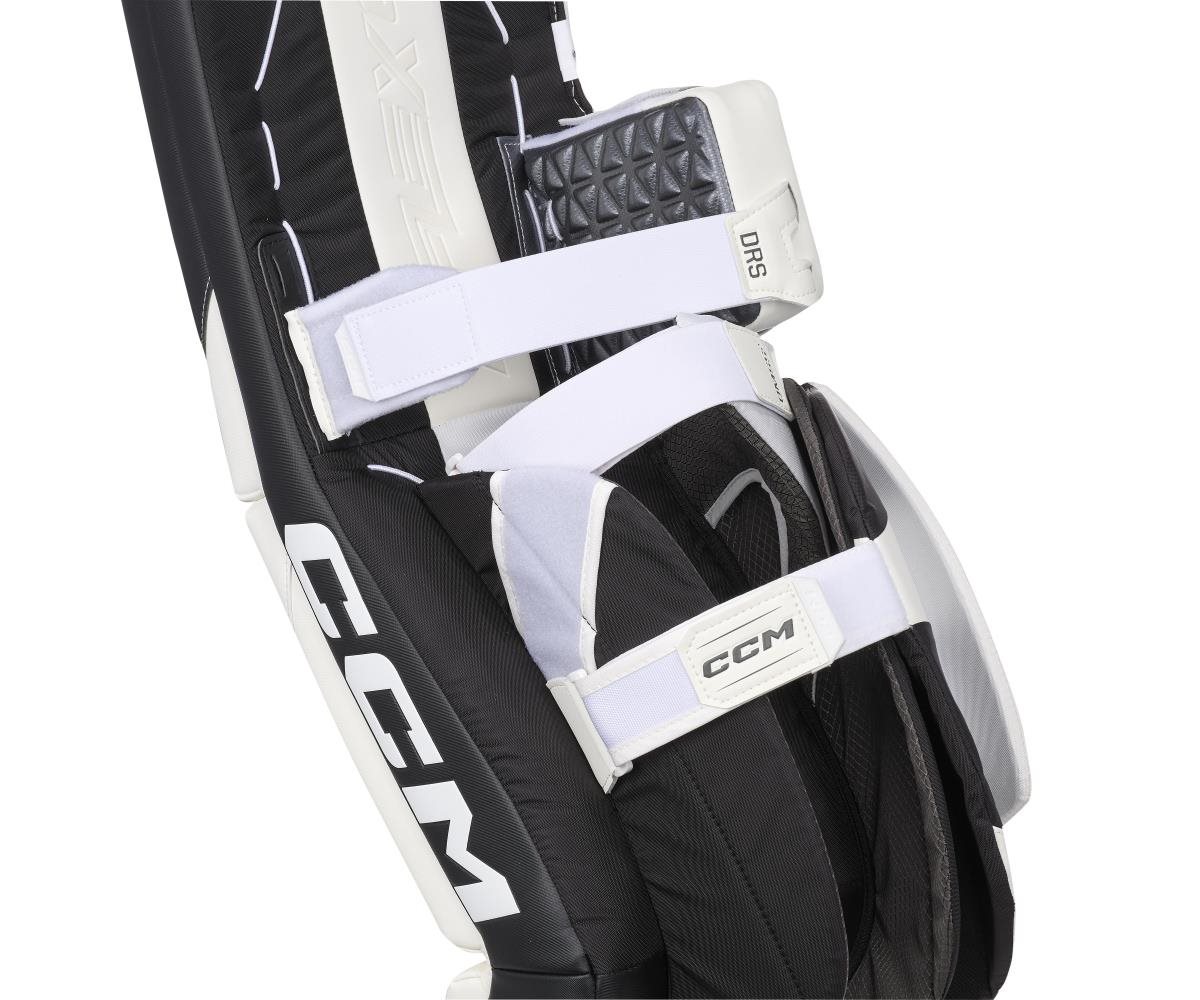 CCM Goalie Leg Pads EFLEX 6.9 Sr WHITE/BLACK - Hockey Store