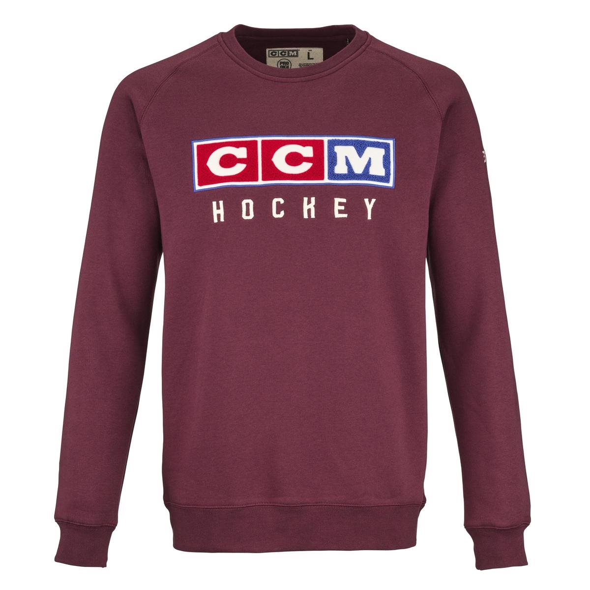 CCM Tröja Vintage Fall Fleece Crew Sr Acai - Hockey Store