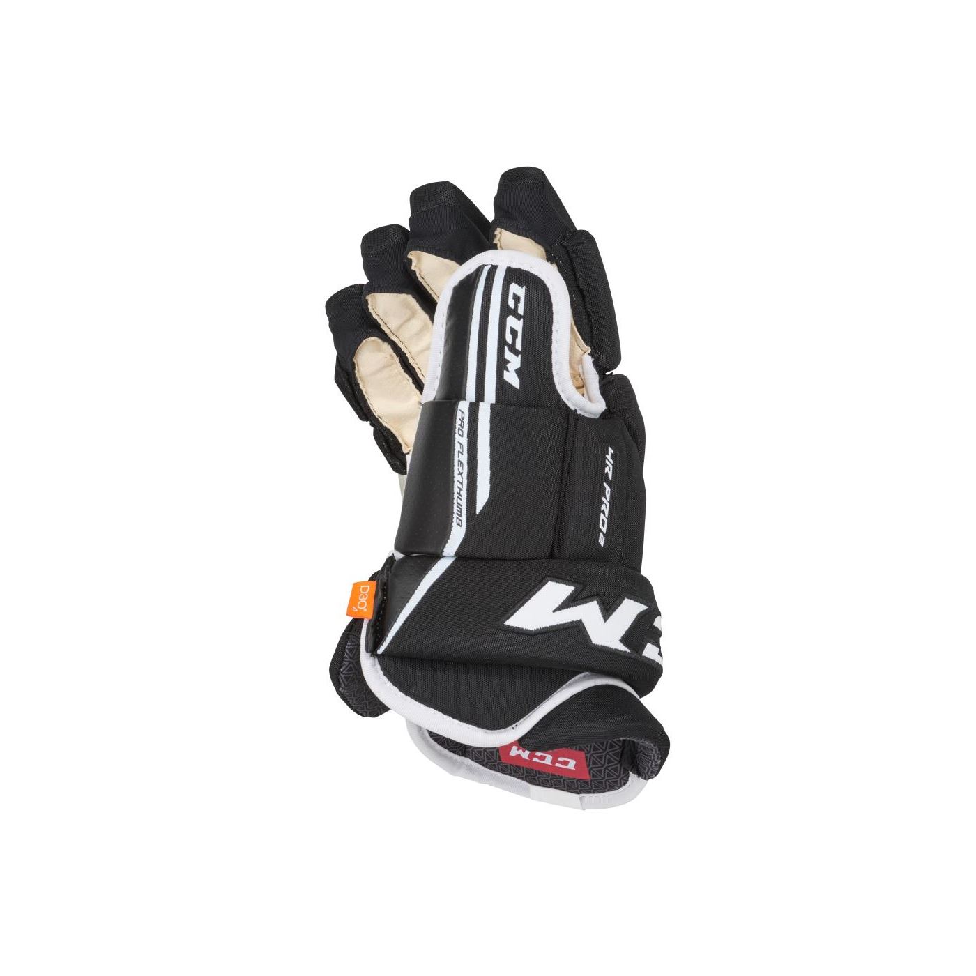 CCM Handske Tacks 4 Roll Pro 2 Sr Black/White - Hockey Store