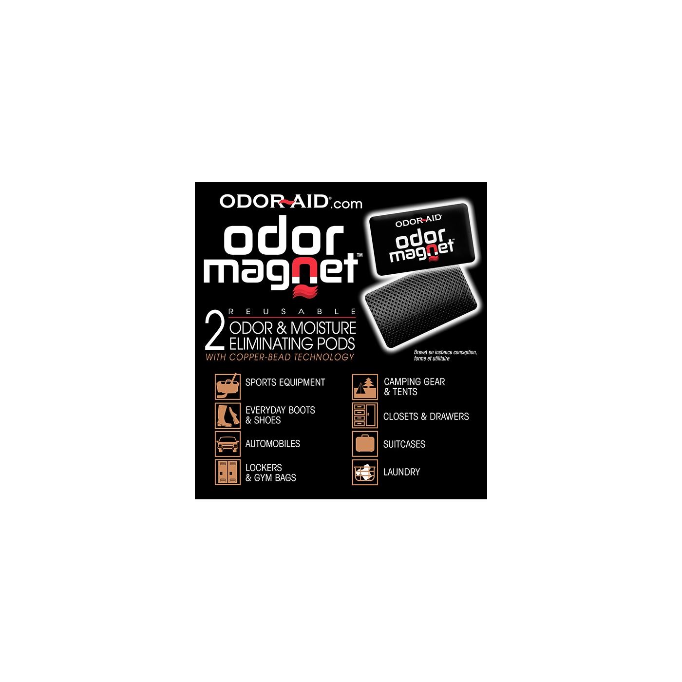 ODOR-AID Magnet Pods - Hockey Store