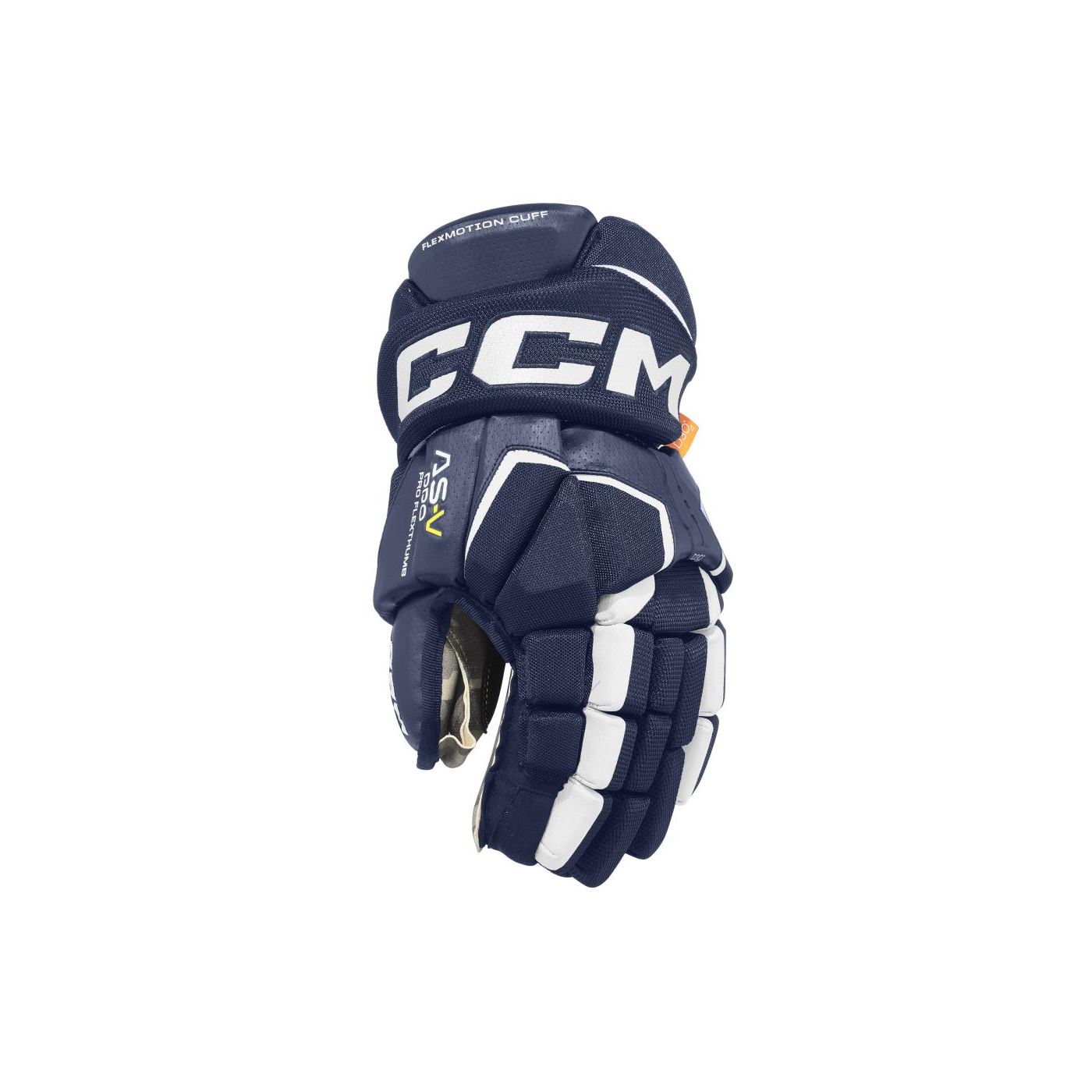 CCM Gloves Tacks AS-V Pro SR Navy/White - Hockey Store