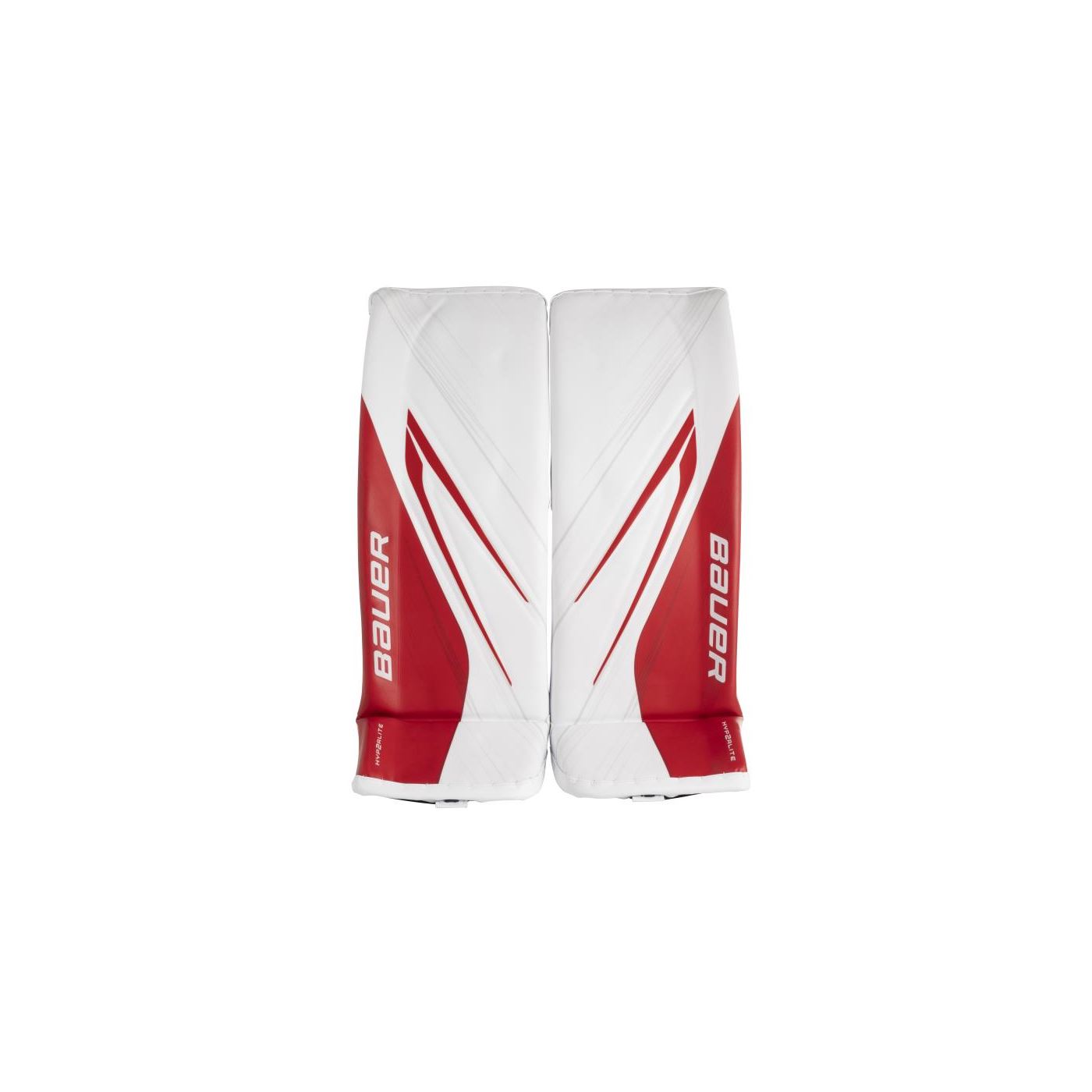 Bauer Målvaktsbenskydd Vapor Hyperlite2 Sr White/Red - Hockey Store