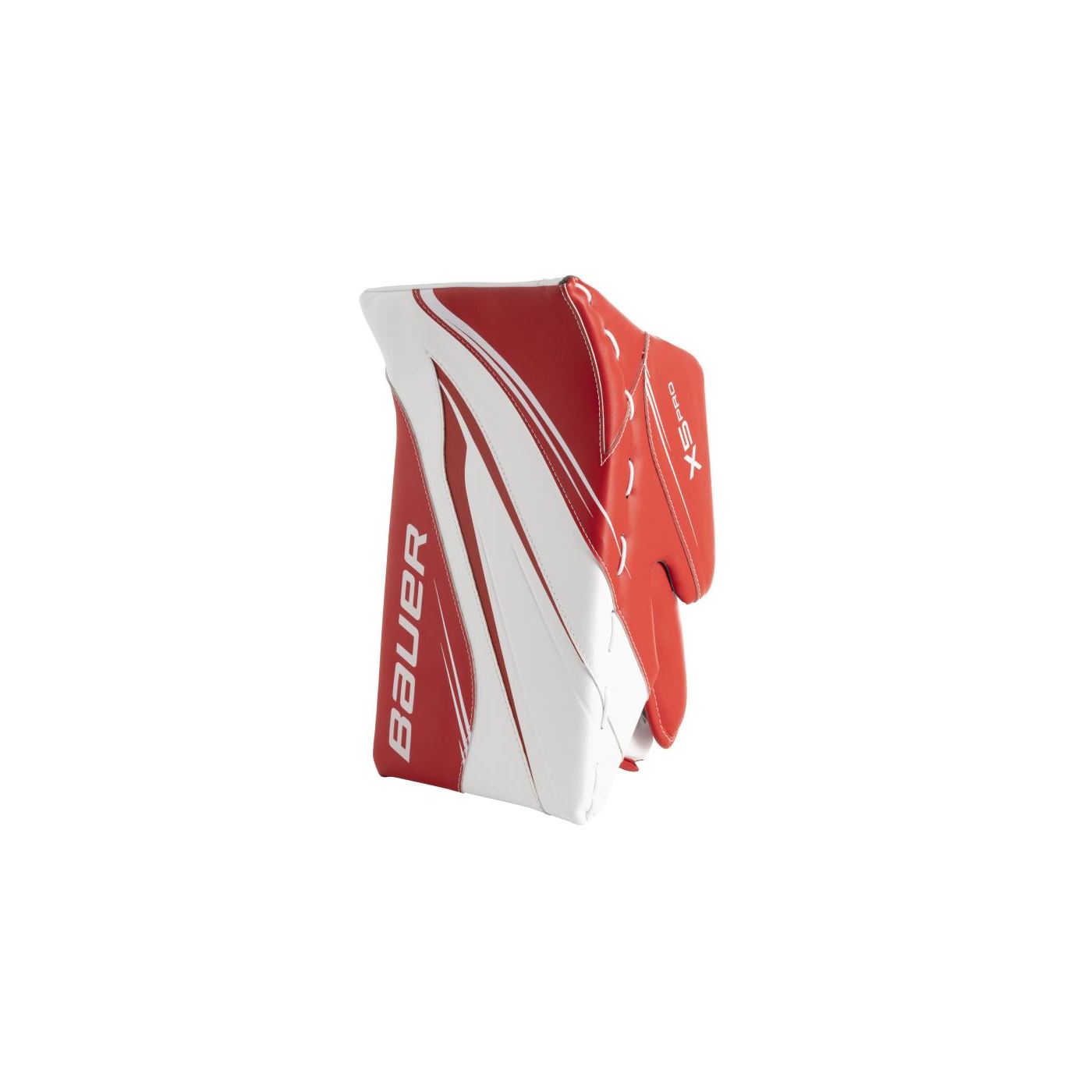 Bauer Blocker Vapor X5 Pro Sr White/Red - Hockey Store
