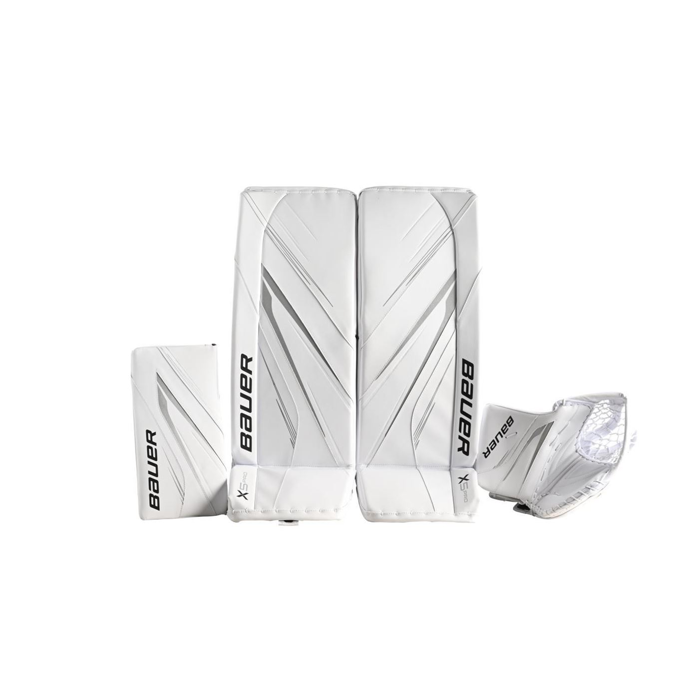 Bauer Goalie Leg Pads X5 Pro Sr White - Hockey Store