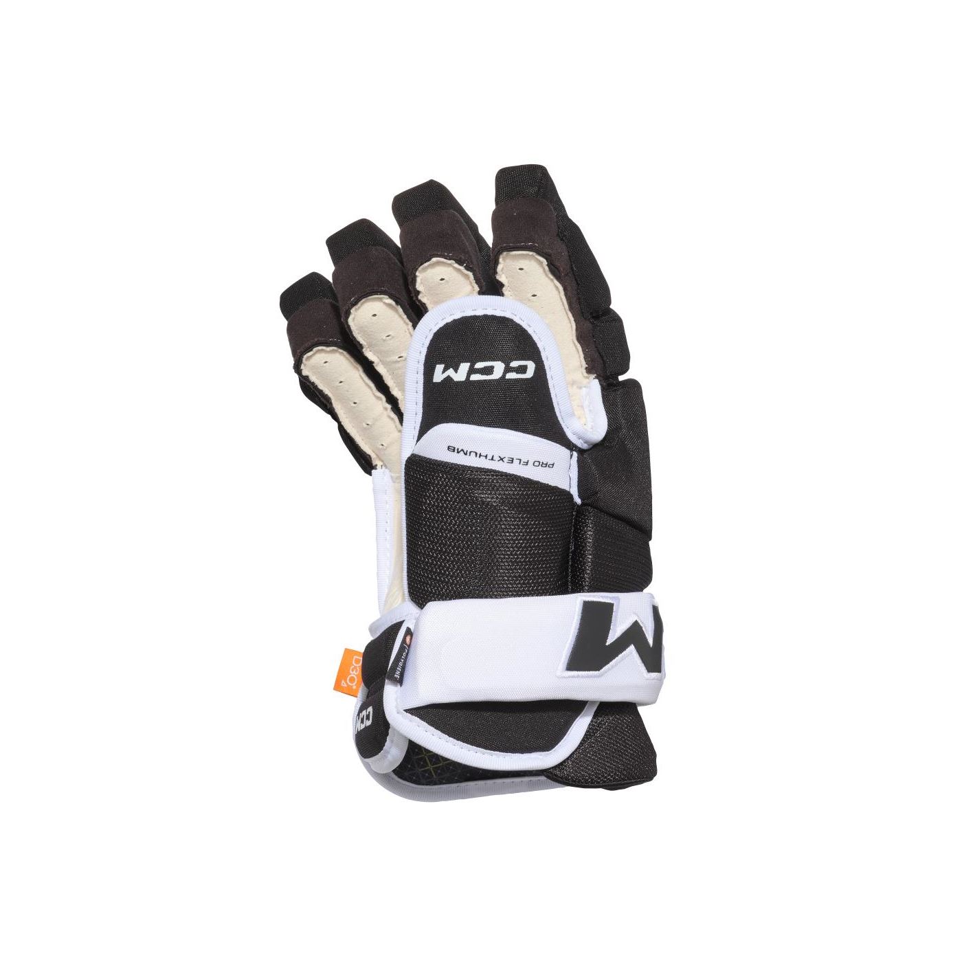 CCM Hockeyhandskar Tacks 4 Roll Pro 3 Sr Black/White - Hockey Store