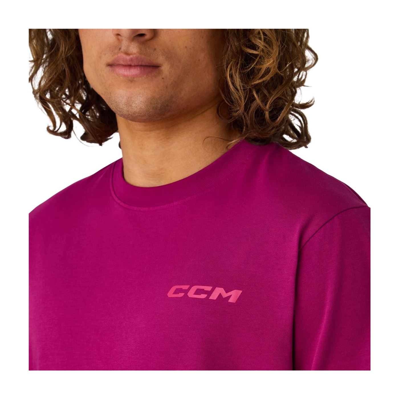 CCM T-Shirt Casual Sr Boysenberry - Hockey Store