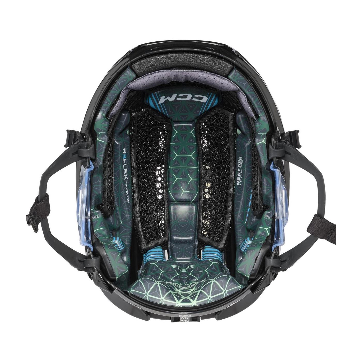 CCM Hockey Helmet FTW Combo Womens Royal - Hockey Store