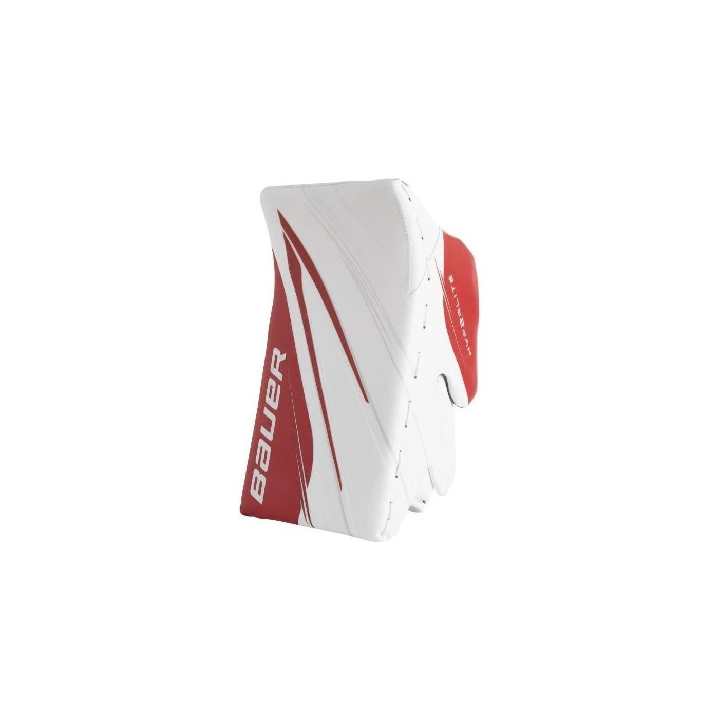 Bauer Blocker Vapor Hyperlite2 Sr White/Red - Hockey Store