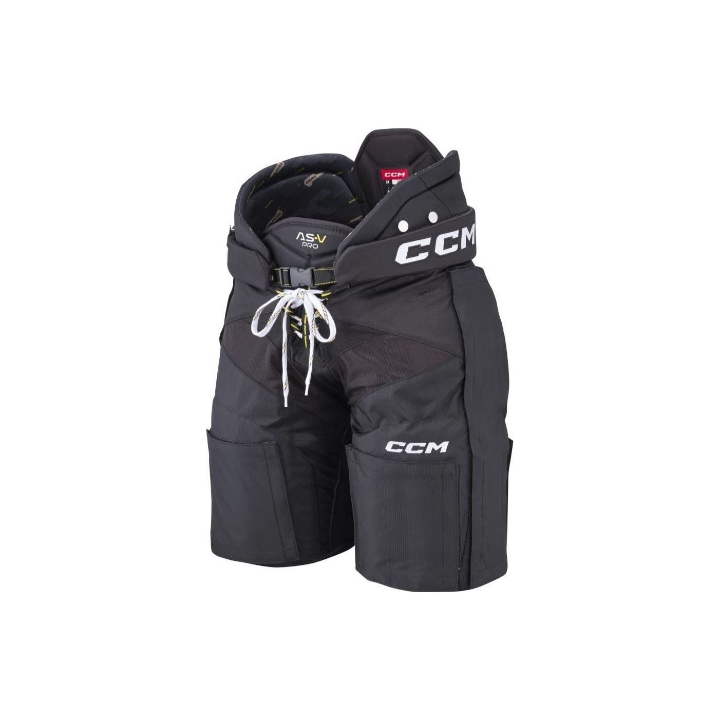 CCM Eishockey Hose Tacks AS-V Pro Velcro Sr Black - Hockey Store