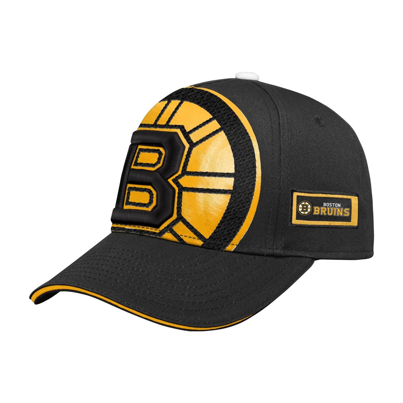 Outerstuff Cap Big-Face Precurved Jr Boston Bruins - HockeyShop.dk