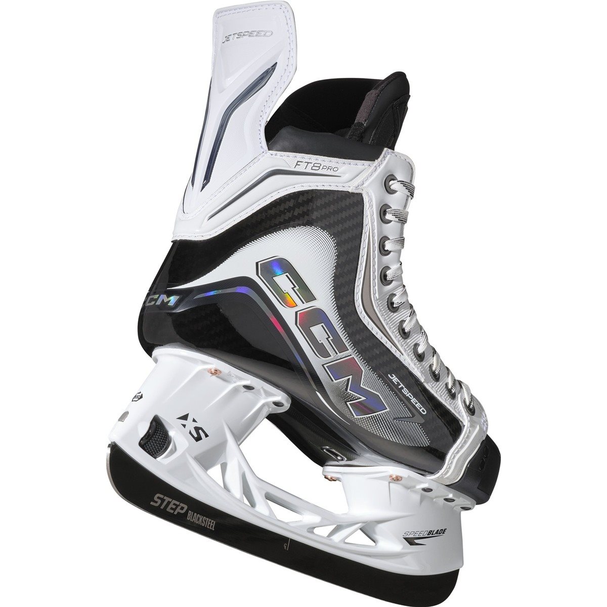 CCM Skates Jetspeed FT8 Pro White Sr - Hockey Store