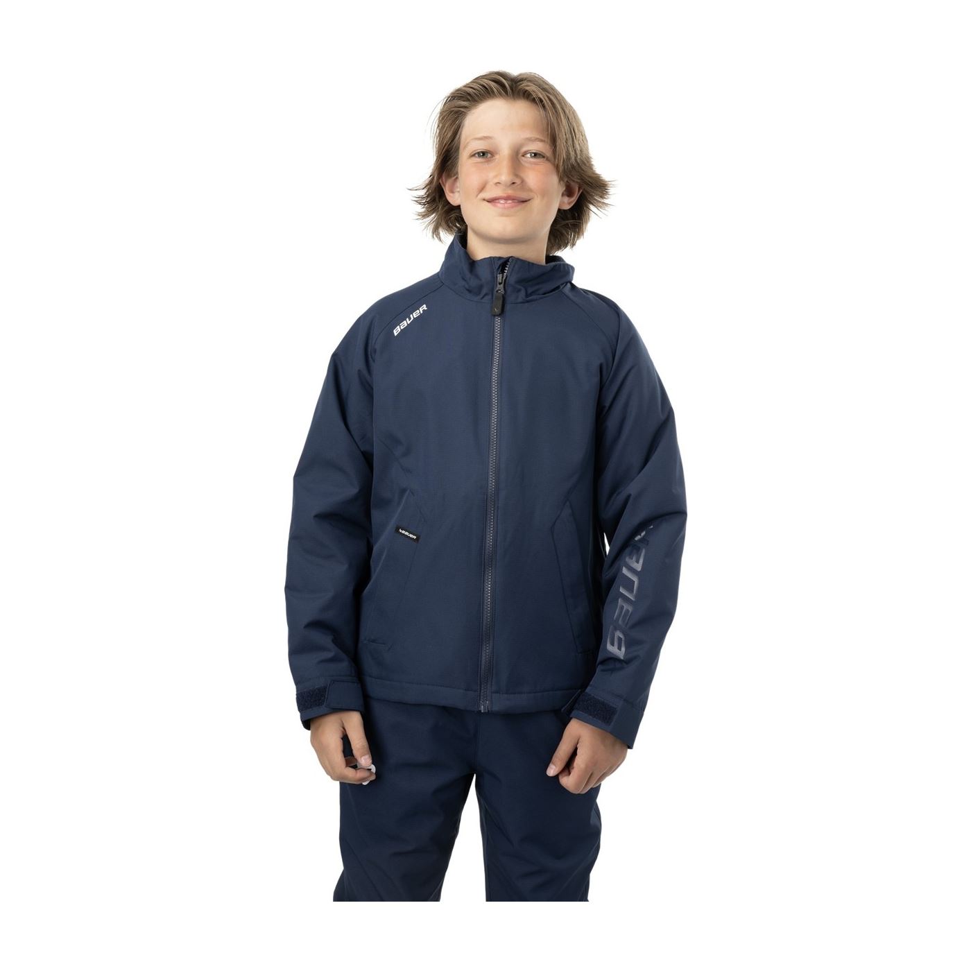Bauer Jacka Team Midweight Yth Navy - Hockey Store
