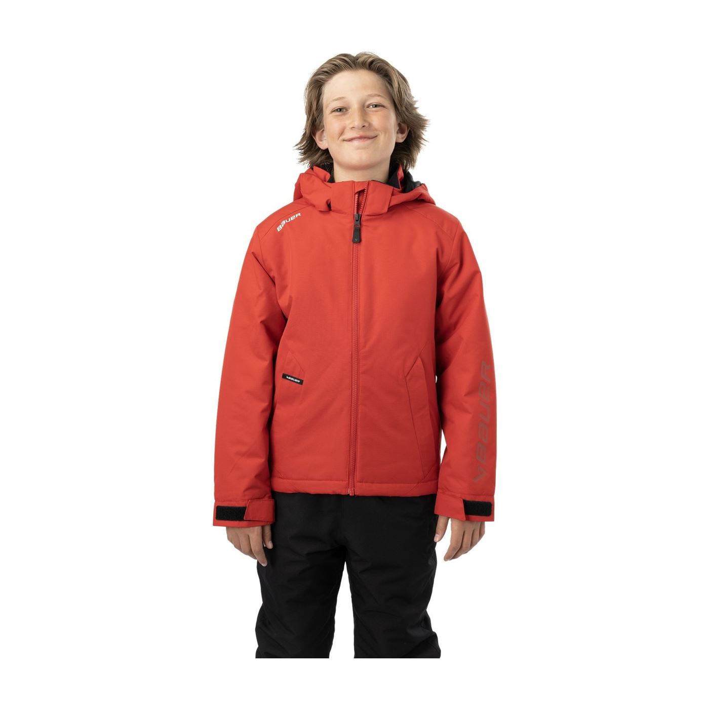 Bauer Jacket Team Heavyweight Yth Red - Hockey Store