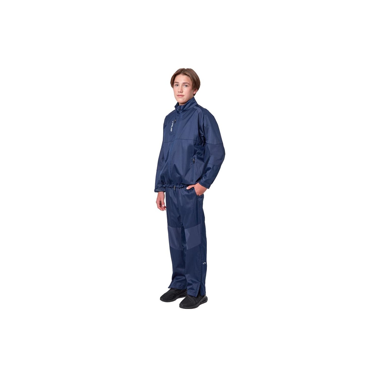 TRUE Jacka Rink Jacket Yth Navy Blue - Hockey Store