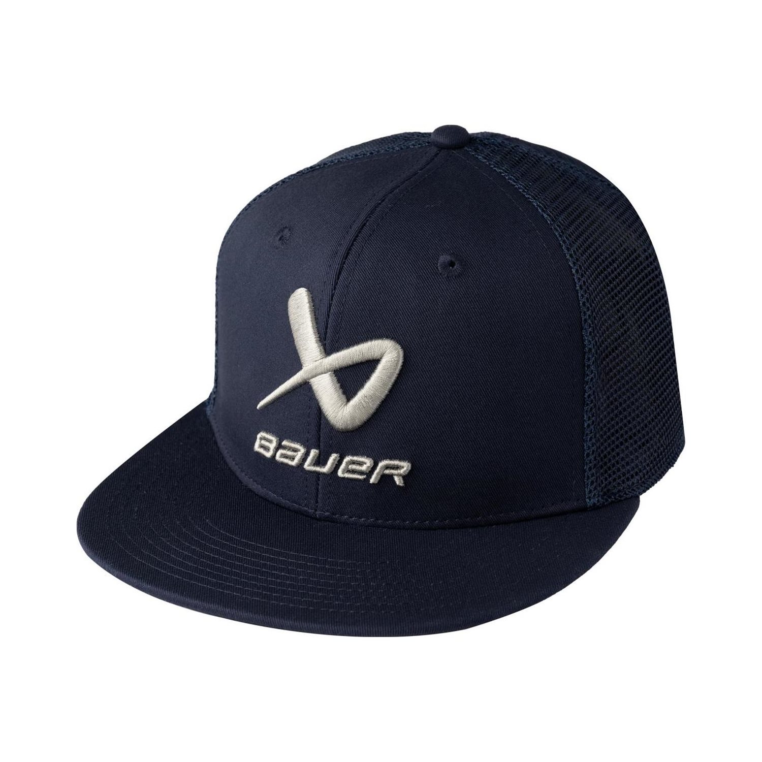 Bauer Cap Core Flat Brim Sr Navy - Hockey Store
