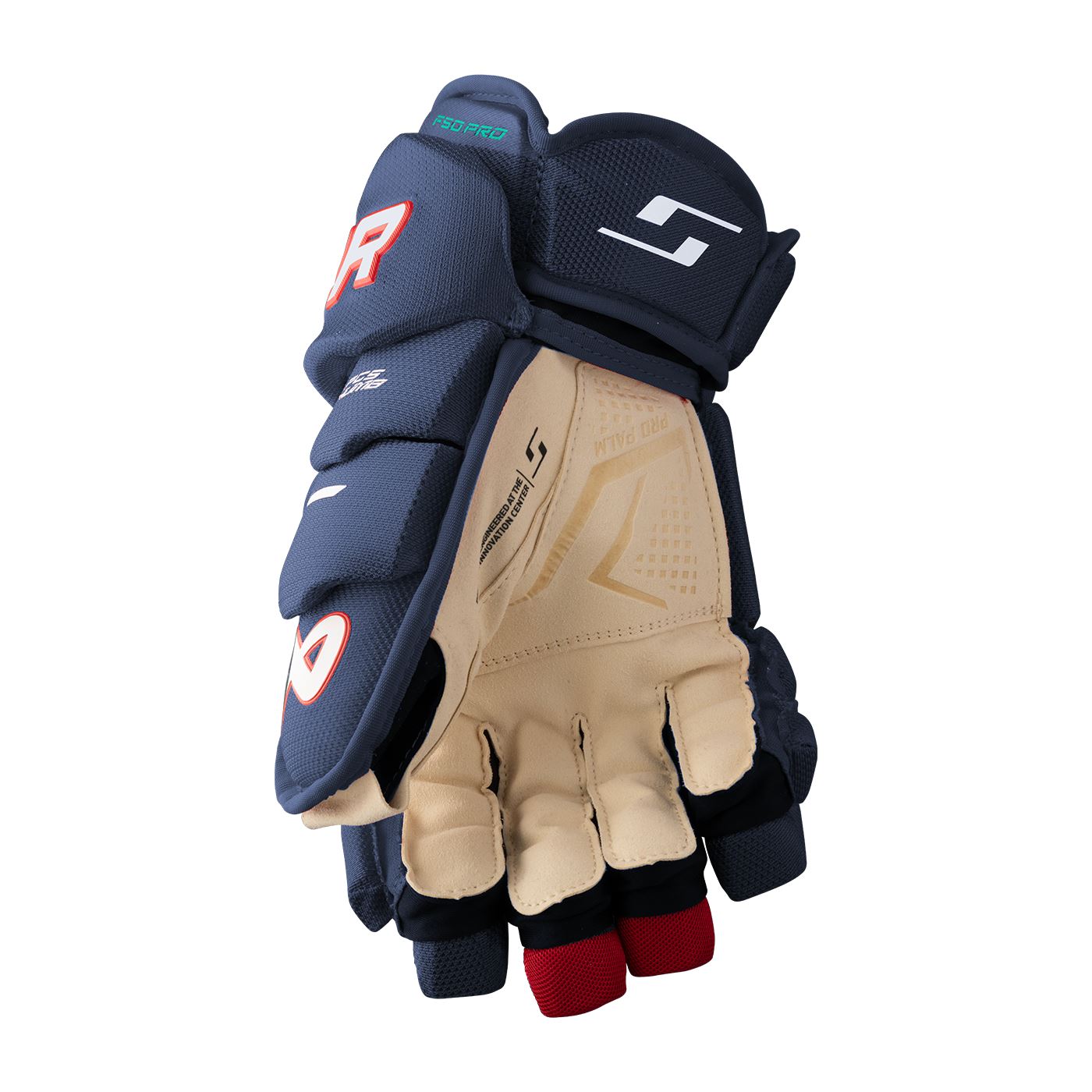 Bauer Hockeyhandskar Supreme F50 Pro Sr Navy/Red/White - Hockey Store