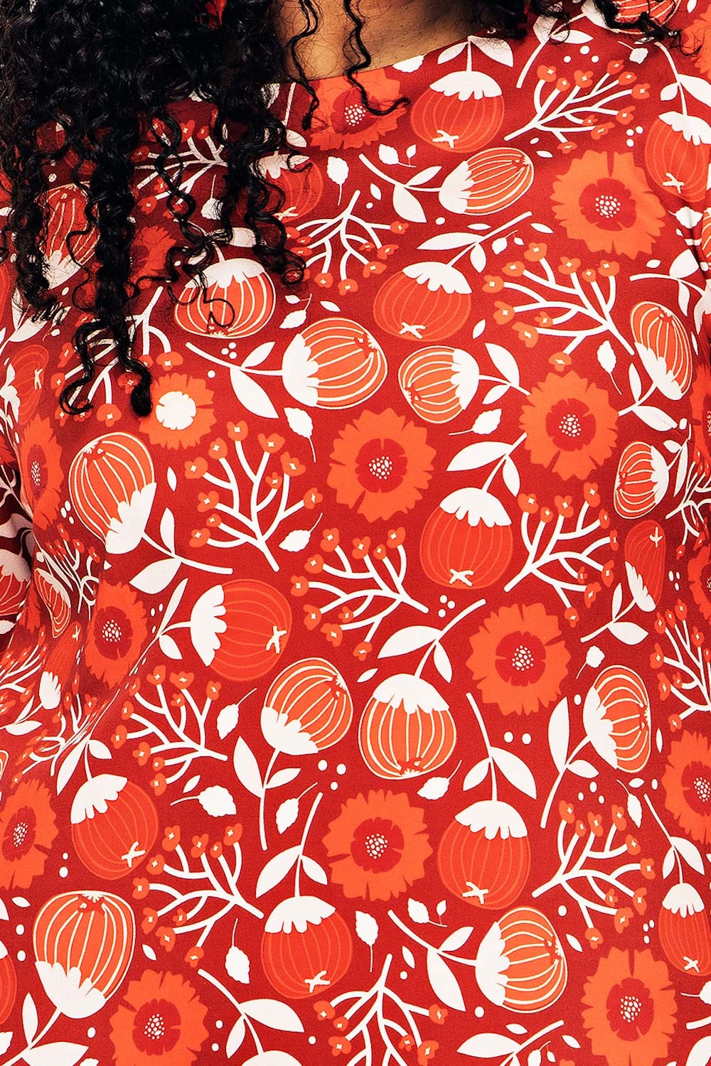 Cissi och Selma - Olivia dress Hassel röd