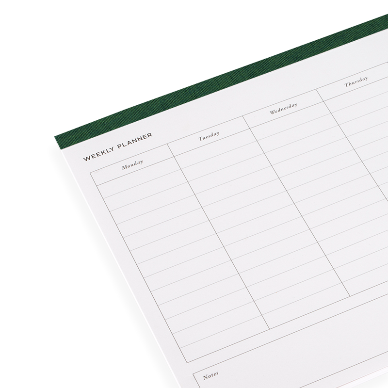 Bookbinders Design - Weekly Planner, Clover green