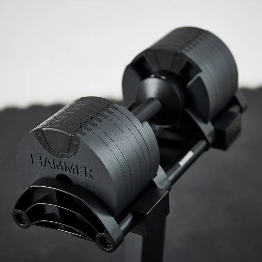 Hammer Sport Smartlock Dumbbell Set 40 kg, 2x20 kg (Par), Justerbara ...