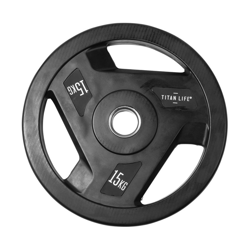 Titan Life PRO PRO Weight Disc Rubber 50 mm, Vektskiver Gummi - Kraftmark