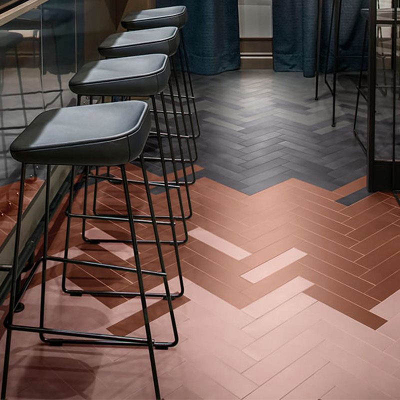 Klinker Arredo Detroit Rose Rosa Mat 7x30 cm - Gulv og Fliseeksperten