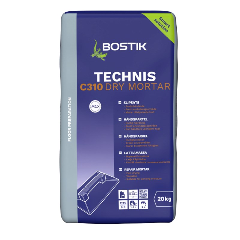 Handspackel Bostik Technis C310 Dry Mortar 20 kg - Design24.se