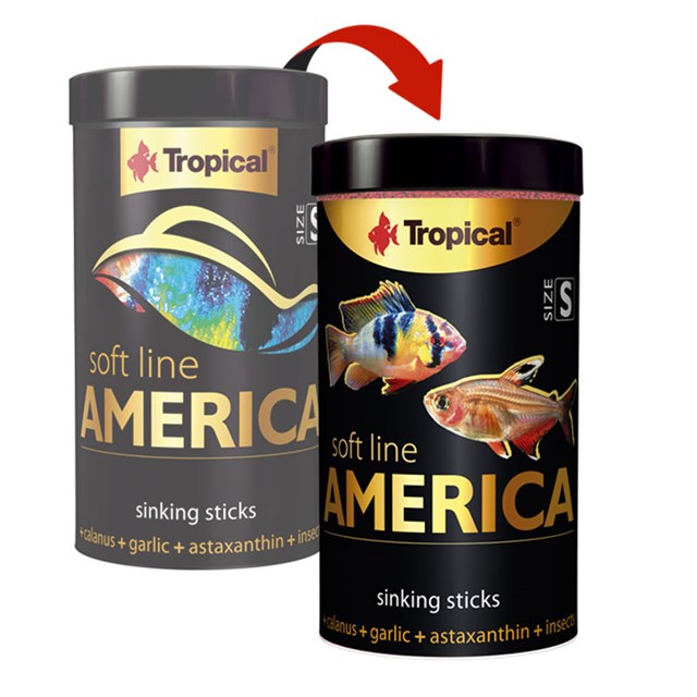 Fiskfoder America S - 250 ml | - CyberZoo