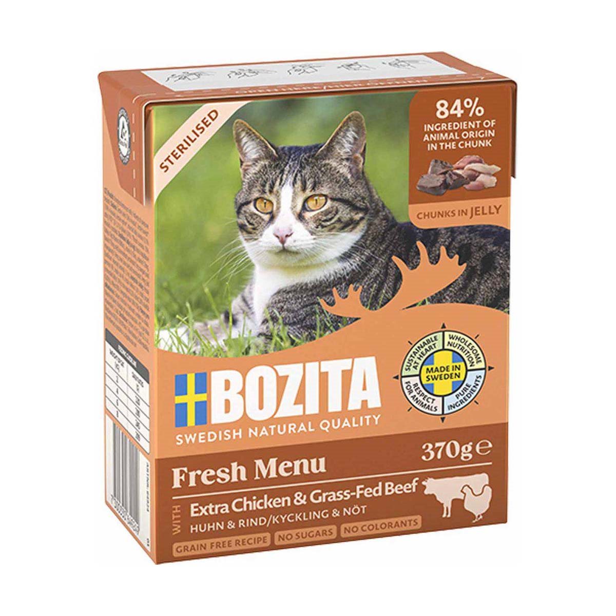 Bozita Cat Sterilised Chicken & Beef in Jelly - 370 g | Bozita