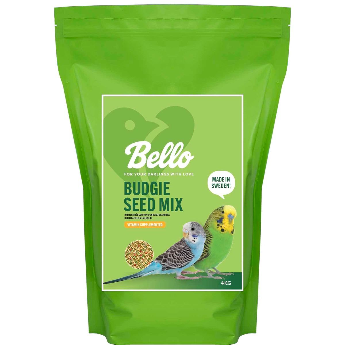 Bello Budgie Seed Mix - 4 kg - CyberZoo