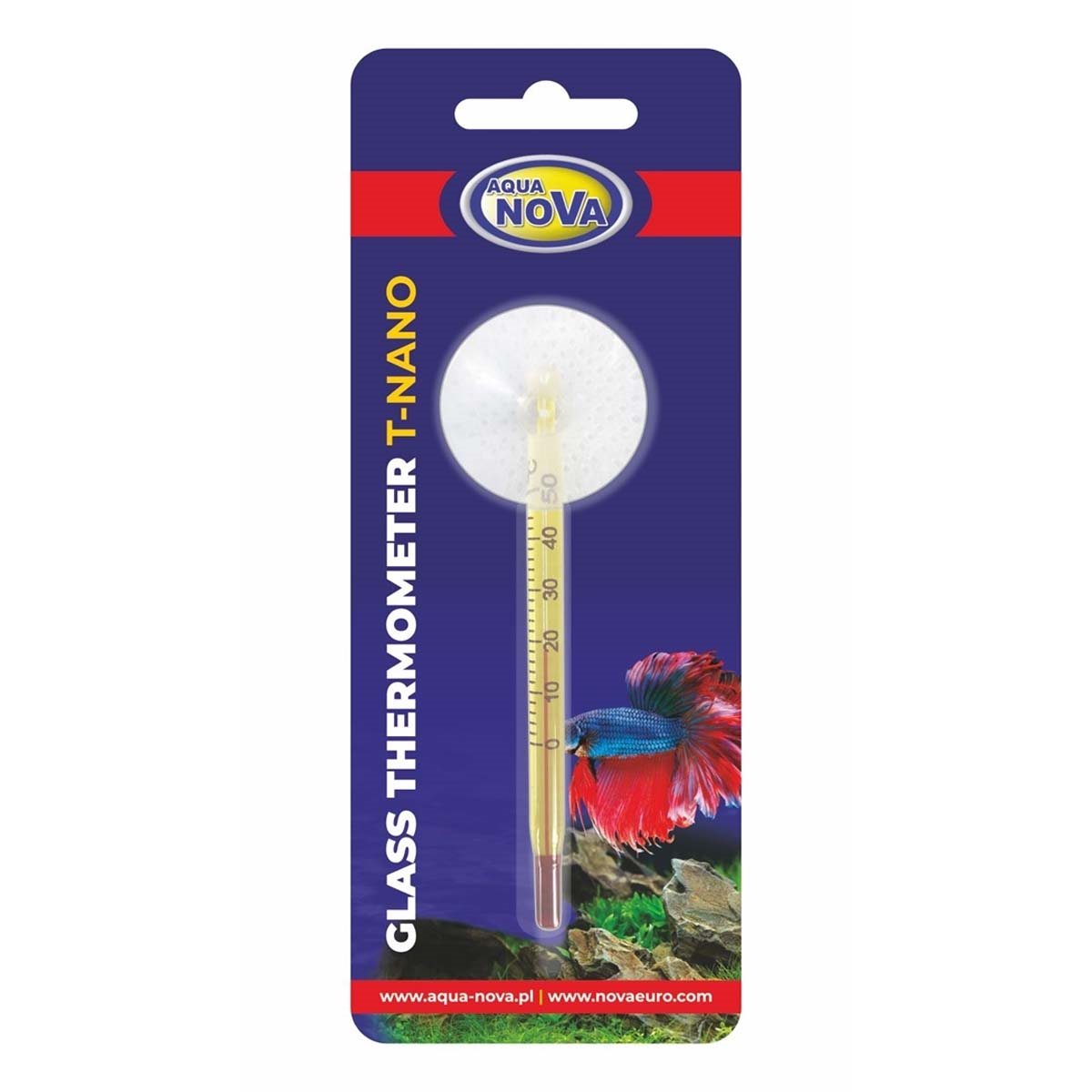 Aqua Nova Akvarietermometer - Nano - 70 mm - CyberZoo