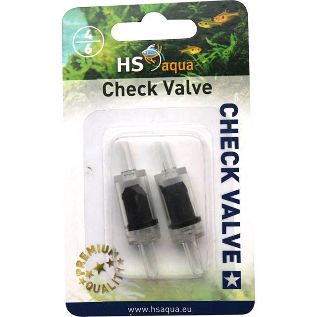 HS Aqua Backventil 4/6 mm 2-pack | - CyberZoo