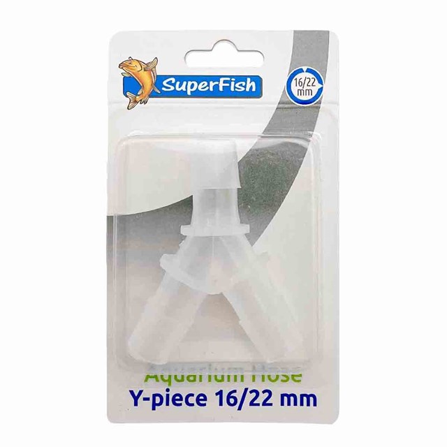 SuperFish Y-koppling 16/22 mm för akvarium | - CyberZoo
