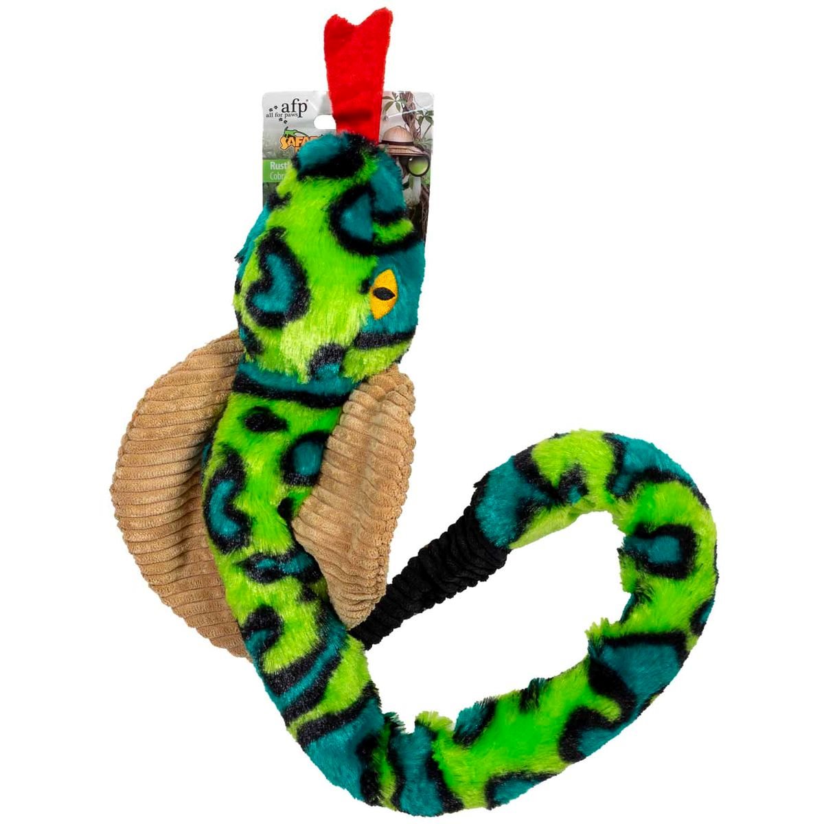Hundleksak Safari Rustling Cobra - 84 cm - CyberZoo