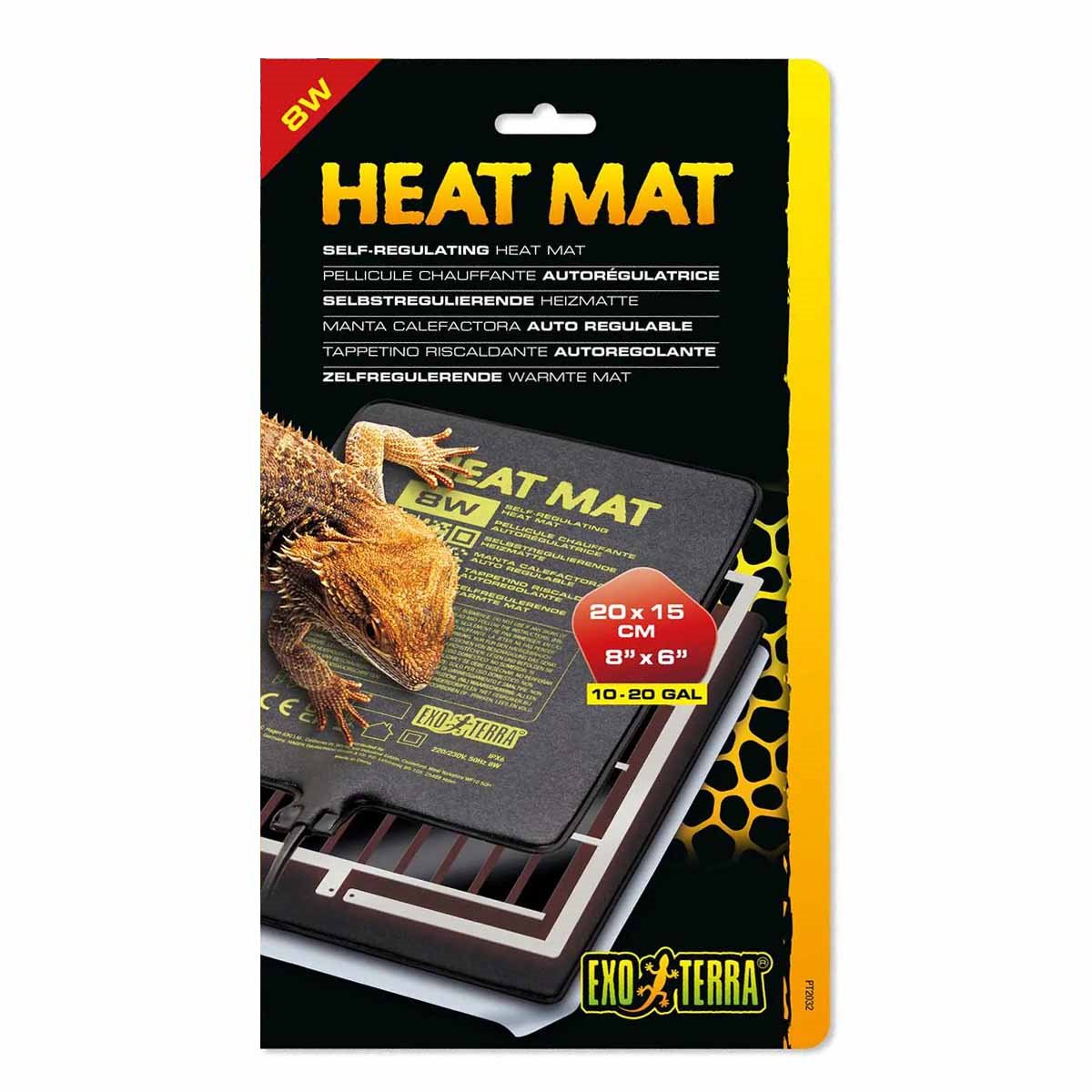 Exo Terra Heat Mat PTC - 8 W - 20x15 cm - CyberZoo