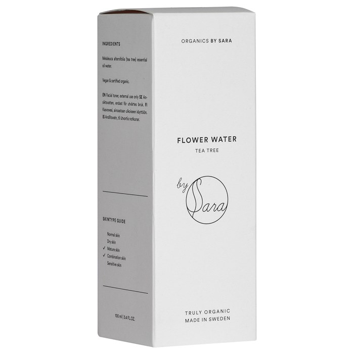 Organics by Sara Flower Water Tea Tree, 100 ml - Jordklok.se
