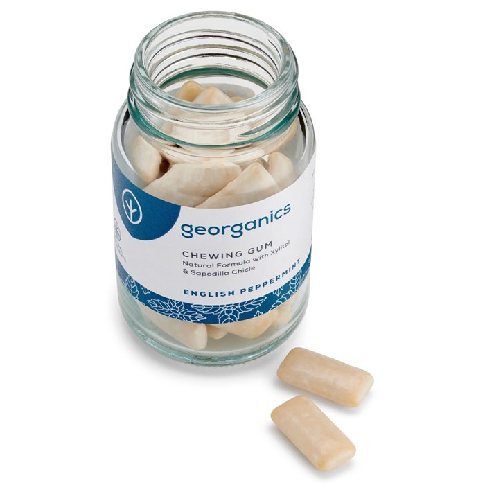 Georganics Tuggummi English Peppermint, 30 st - Jordklok.se