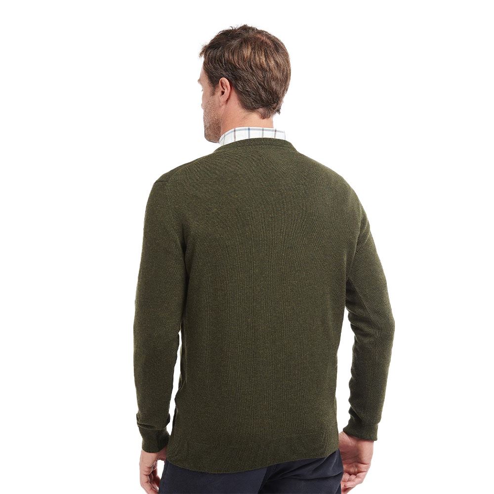 Barbour Essential Pullover Wolle V-Neck Herr