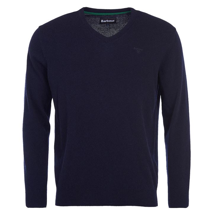 Barbour Essential Pullover Wolle V-Neck Herr