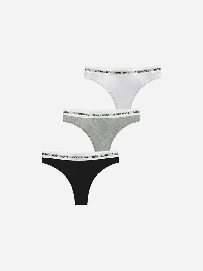Björn Borg Logo Thong 3-pack Dam