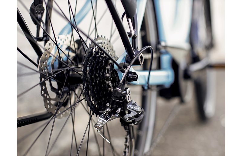 Trek Elcykel Verve+ 2 Lowstep 400Wh Azure | Cykloteket.se