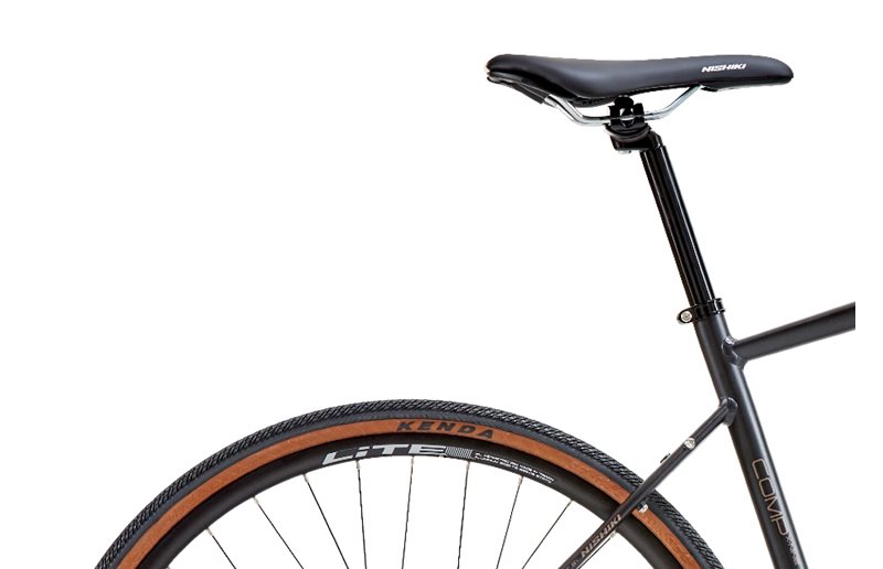 Nishiki Hybridcykel Comp Nine Korpsvart M. Svart | Cykloteket.se