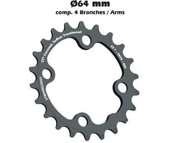 Stronglight Drev ¥64 mm Bcd 3X9-Speed Fc-M970 Alu 22 online