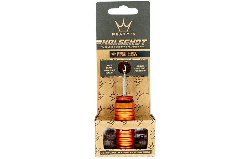 Peaty'S Däckplugg Holeshot Tubeless Puncture Plug Kit Mango | Cykloteket.se
