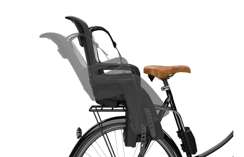 Cykelbarnstol Thule RideAlong 2 Frame Mount Dark Grey | Cykloteket.se