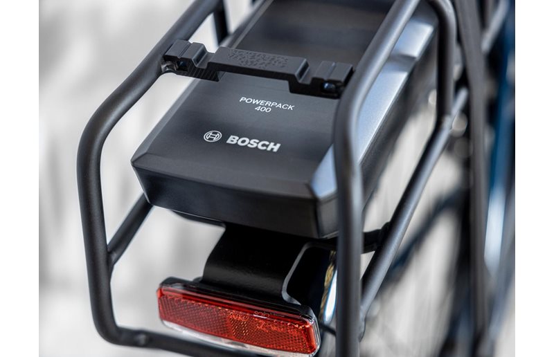 Trek Elcykel Dam District+ 2 Lowstep 400wh Mulsanne Blue | Cykloteket.se