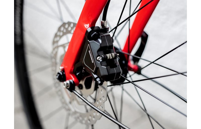 Trek Hybridcykel Fx 3 Disc Equipped Viper Red To Cobra Blood Fade ...